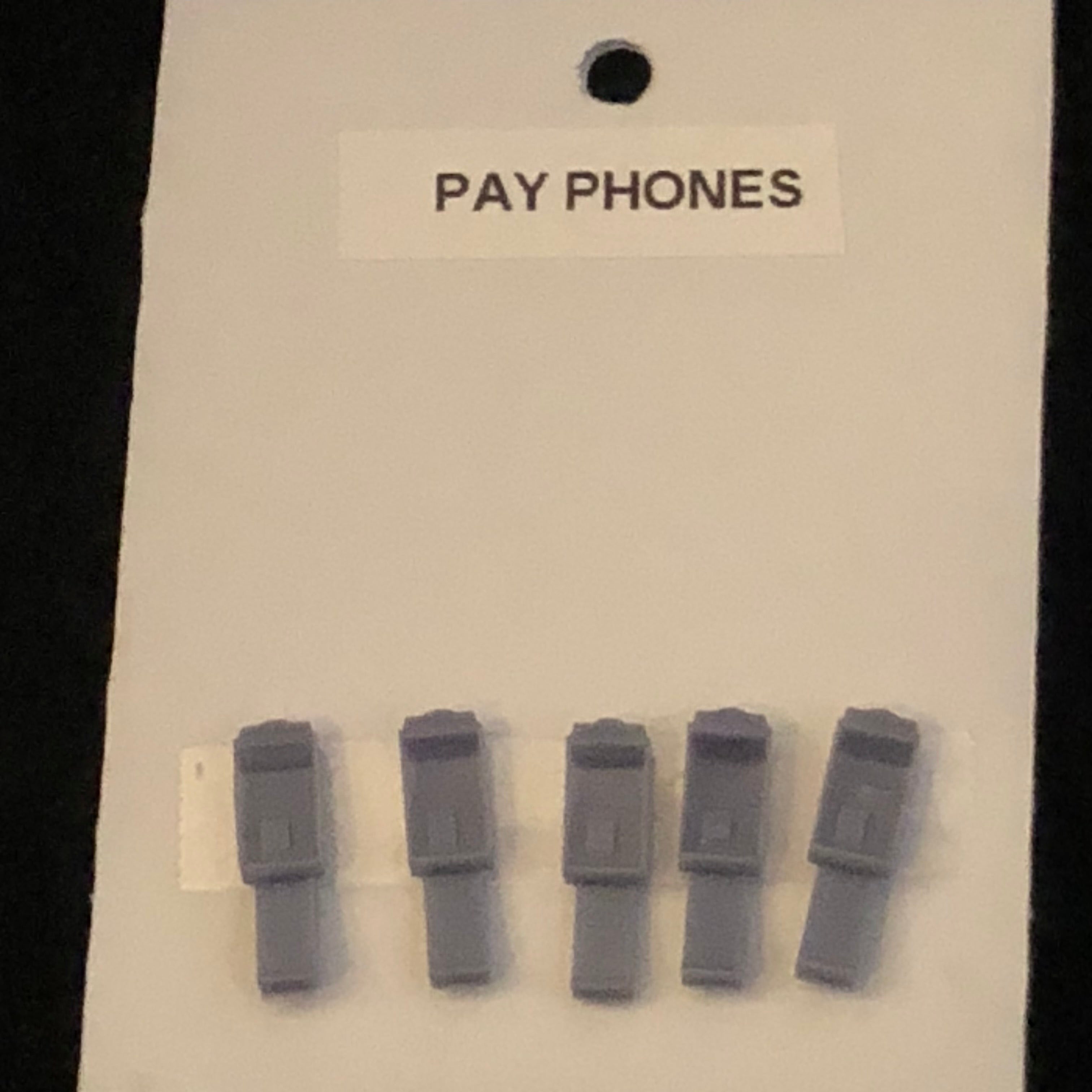 Pay Phones, 5 per package – R&J Details