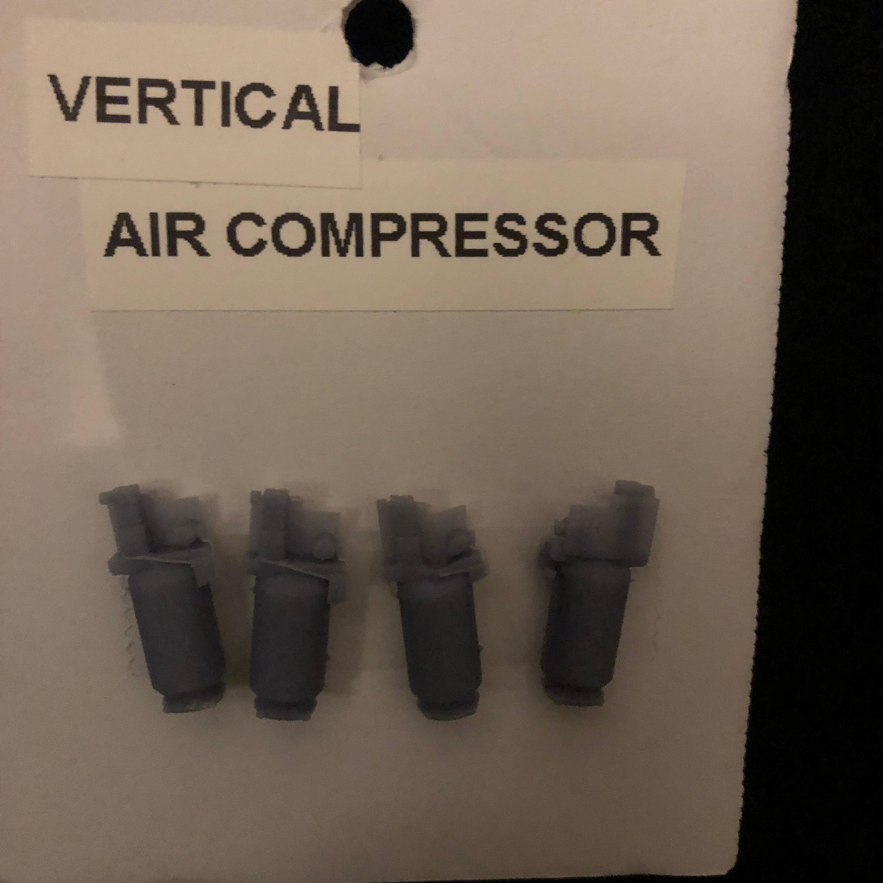 Vertical Air Compressor, 4 per package – R&J Details
